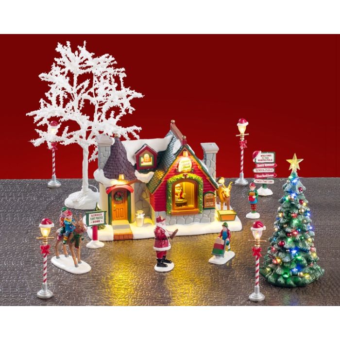 Santa's Snack Shack Set -Julelandskab - Juleby - – Juleeventyr